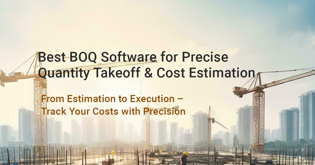 Best BOQ Software for Quantity Takeoff & Estimation 2025 | Realx ERP